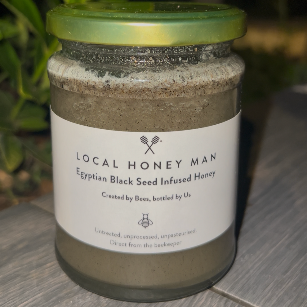 Raw Honey Infused with Egyptian Black Seed 340g | Maktabah – Maktabah Yusuf